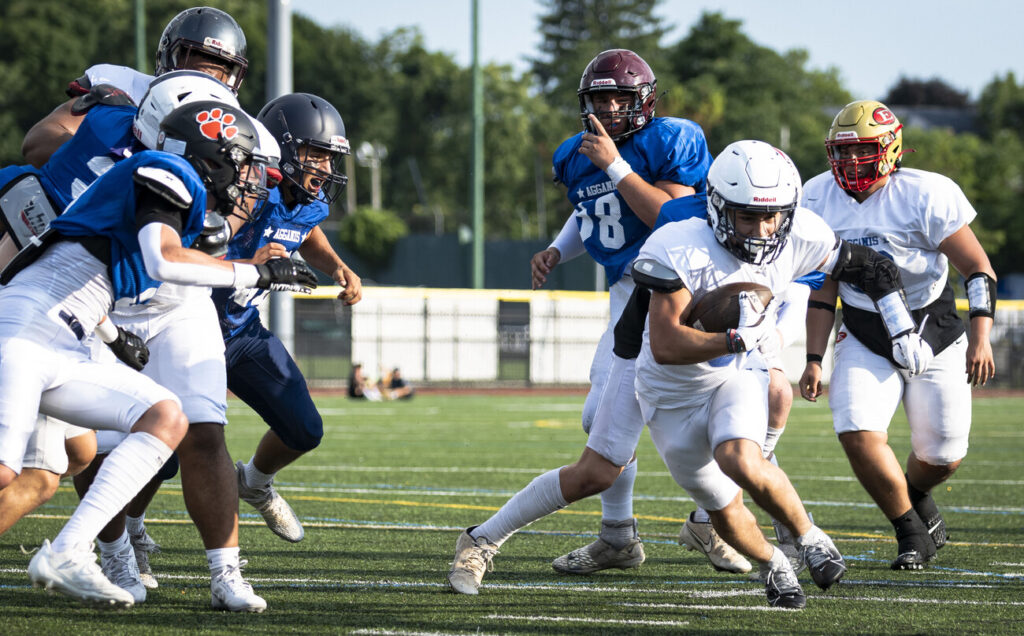 Tanners well-represented in Agganis football game - Peabody Weekly News